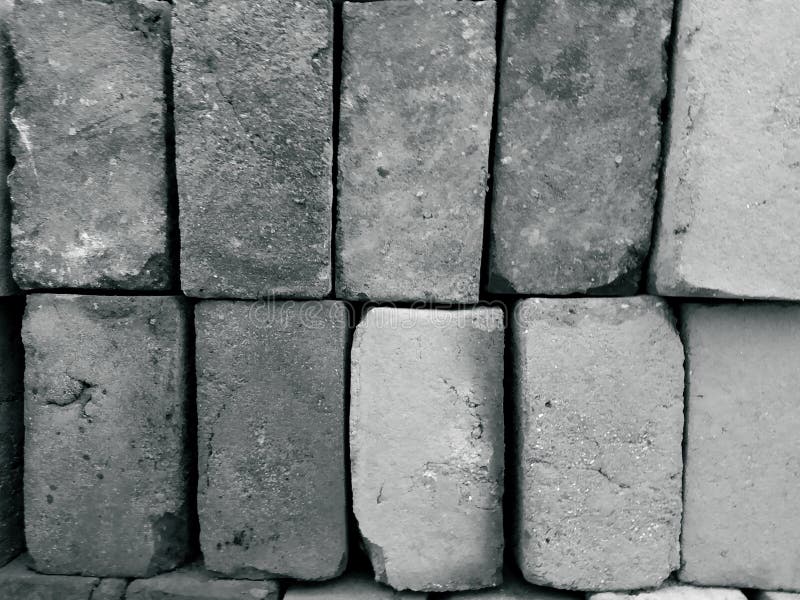 Low Resolution but Stunning Stack of Bricks Stock Image - Image of pile ...