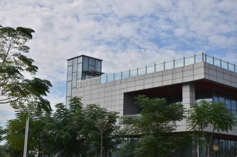 Low rise office building stock photo. Image of parking - 59312308