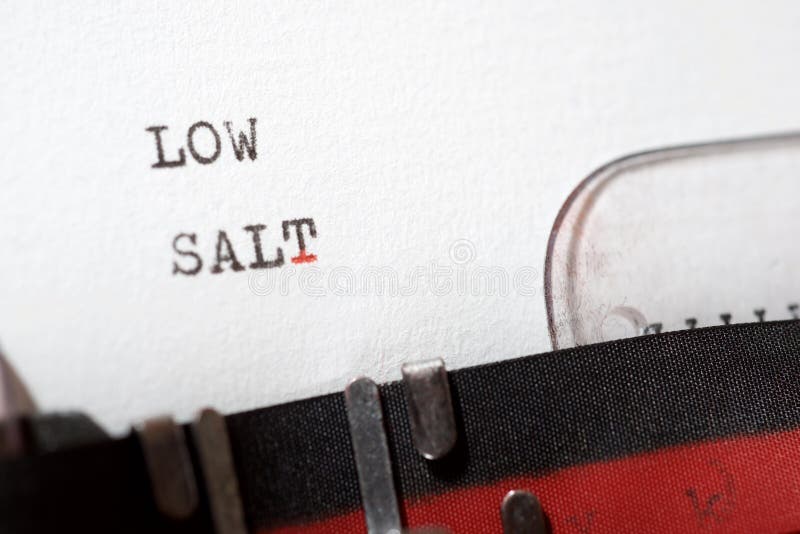 Low salt text stock photo. Image of healthcare, diet - 211550398