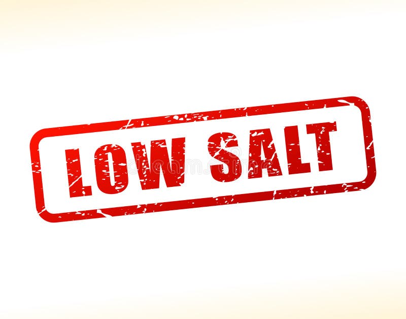 Low salt text buffered stock vector. Illustration of food - 107605948