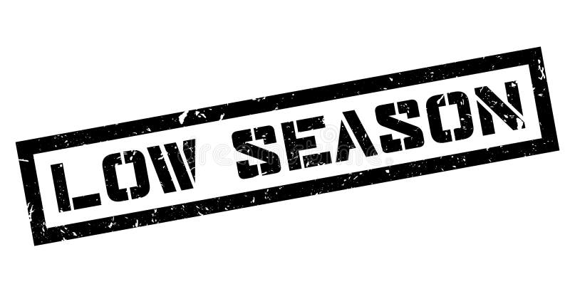 Low Season rubber stamp stock illustration. Illustration of recession ...