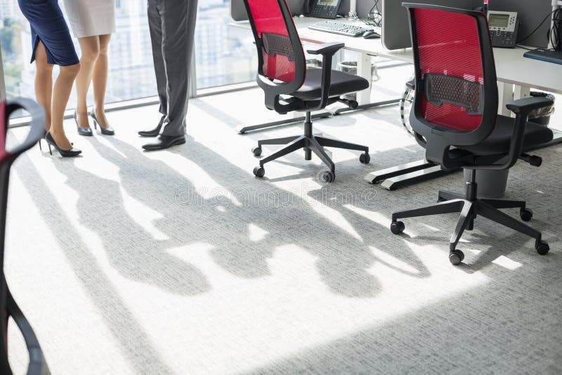 Low Section of Businesspeople Standing in Office Stock Photo - Image of ...