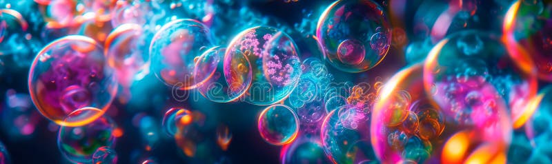 Low-shaped Neon Bubbles Arranged in a Symphony of Solar Flare-like ...