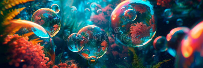 Low-shaped Neon Bubbles Arranged in a Symphony of Solar Flare-like ...