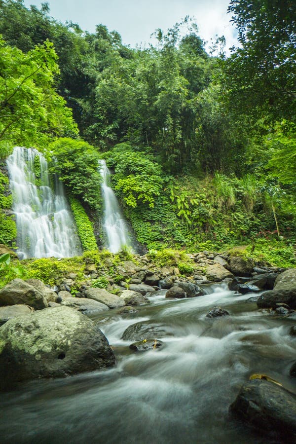 Jagir Waterfall in Banyuwangi, East Java Indonesia Stock Photo - Image ...