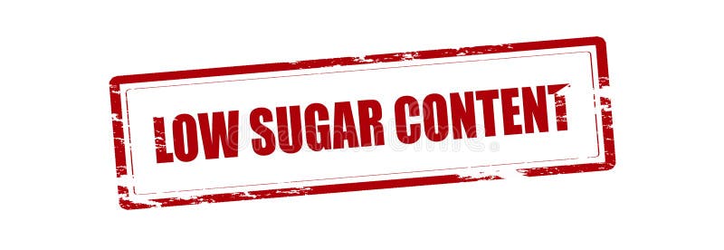 Low sugar content stock illustration. Illustration of matter - 108458346