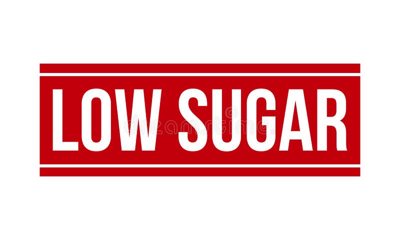 Low Sugar Rubber Grunge Stamp Seal Vector Illustration Stock Vector ...