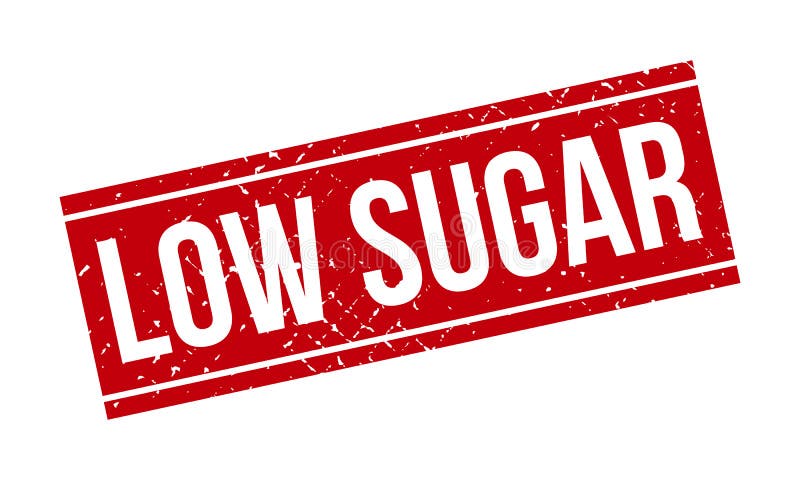 Low Sugar Rubber Grunge Stamp Seal Vector Illustration Stock Vector ...