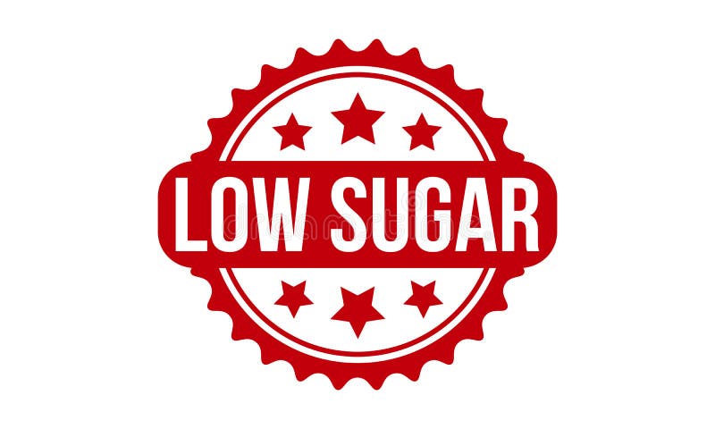 Low Sugar Rubber Grunge Stamp Seal Vector Illustration Stock Vector ...