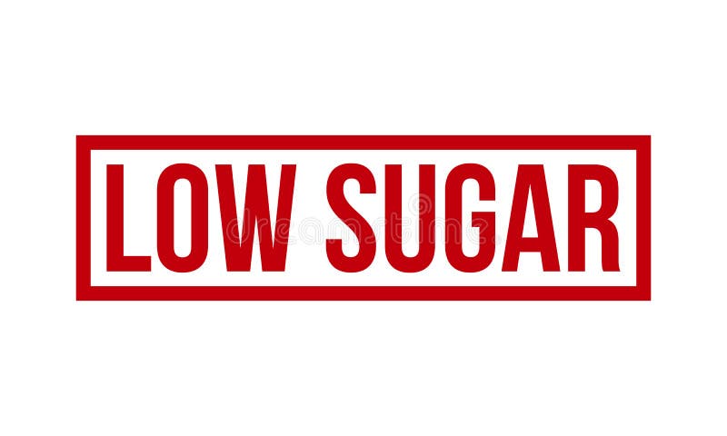Low Sugar Rubber Grunge Stamp Seal Vector Illustration Stock ...