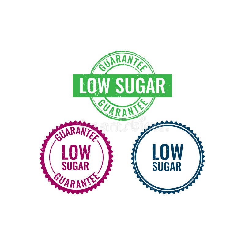Low Sugar Sign or Stamp Vector Image Stock Vector - Illustration of ...