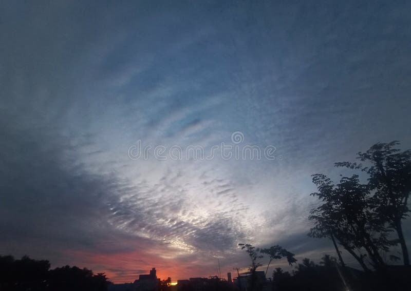 Low sunset reflected stock photo. Image of horizon, light - 263029638