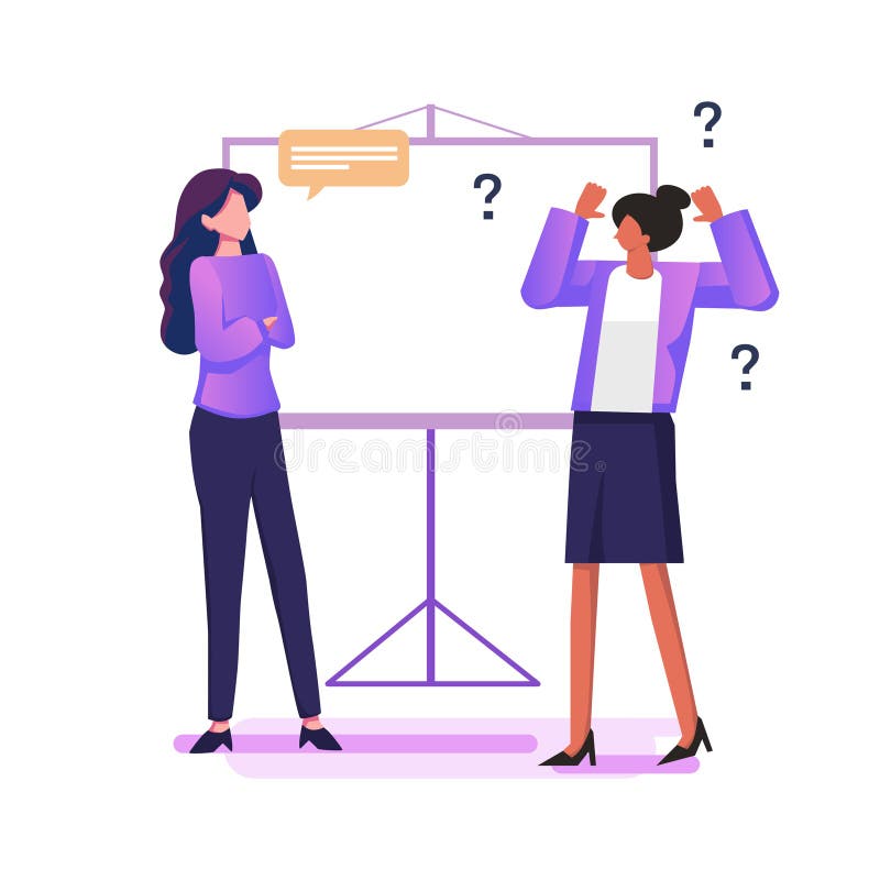 Low Technical Communication Flat Style Illustration Design Stock Vector ...