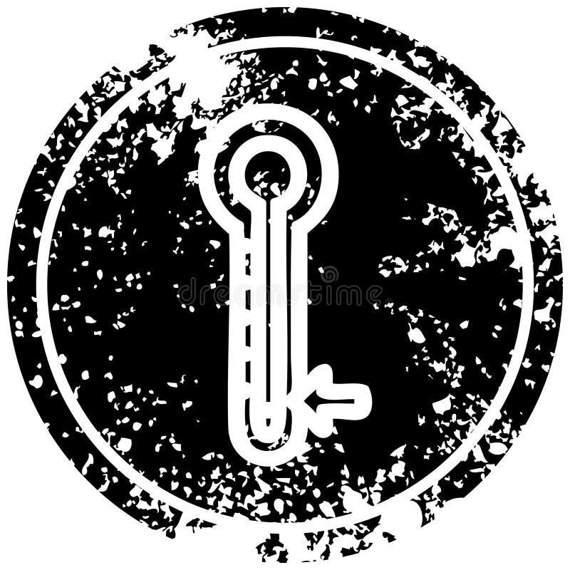 Low Temperature Distressed Icon Symbol Stock Vector - Illustration of ...