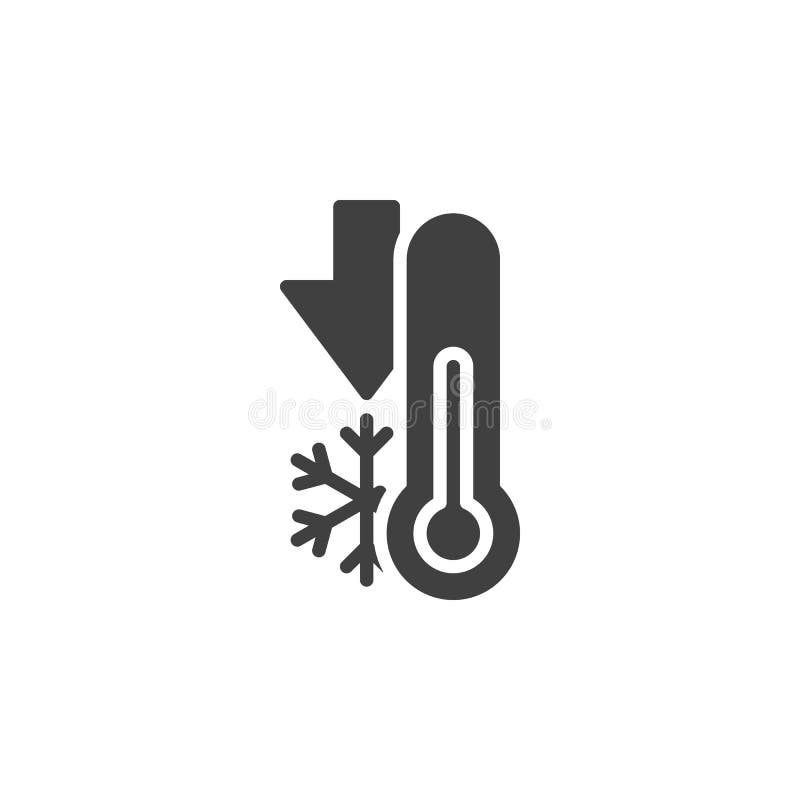Temperature Down Icon Stock Illustrations – 475 Temperature Down Icon ...