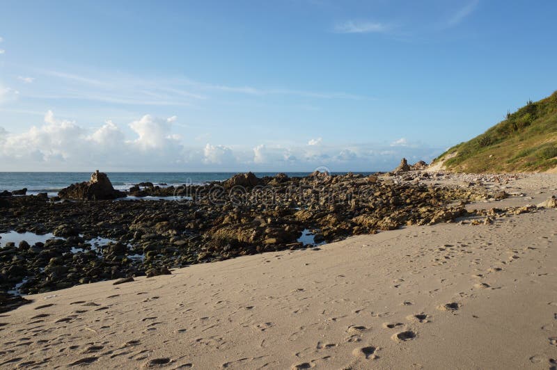 Low tide stock image. Image of jijoca, beach, summer - 74176389