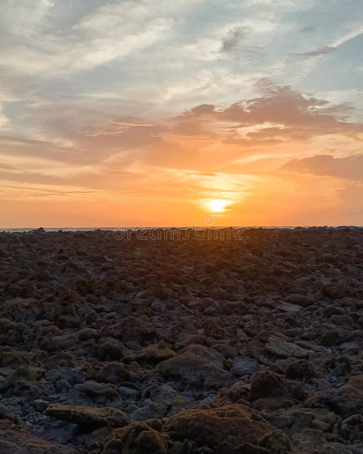 During Low Tide the Corals and Rocks Come Out the Water at Lakshadweep ...