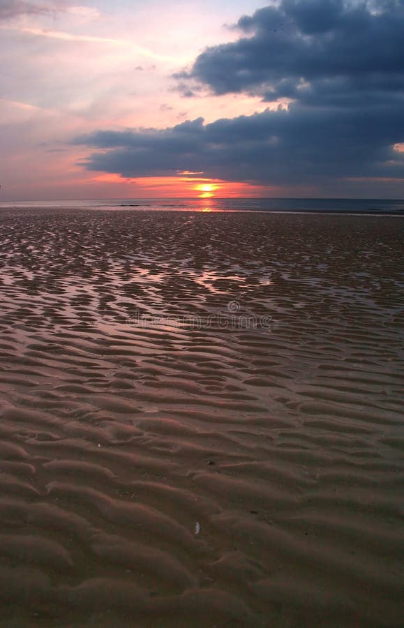 Low tide on sunset stock photo. Image of quiet, sunset - 543108