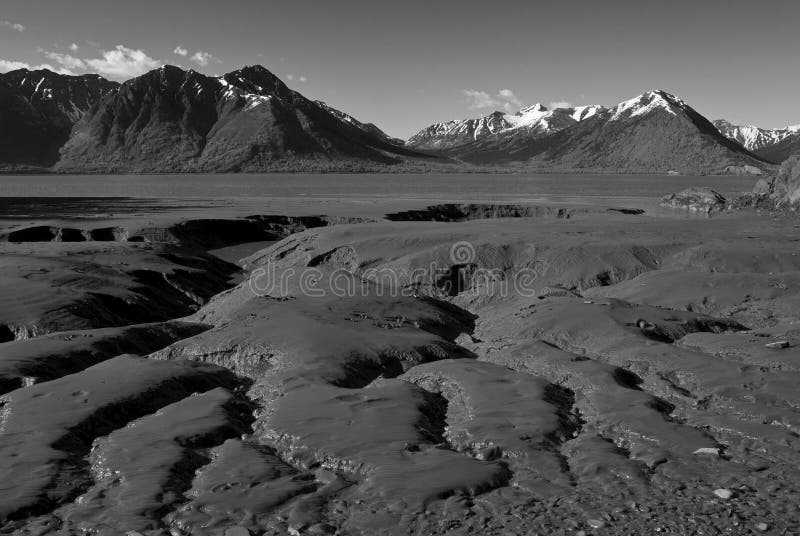 Low Tide on the Turnagain Arm Stock Photo - Image of hope, black: 27544262