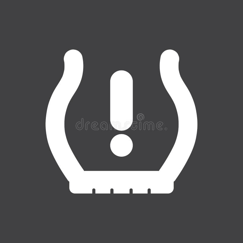 Tire Pressure Dtc Code Warning Light Icon Car Pictogram From Dashboard
