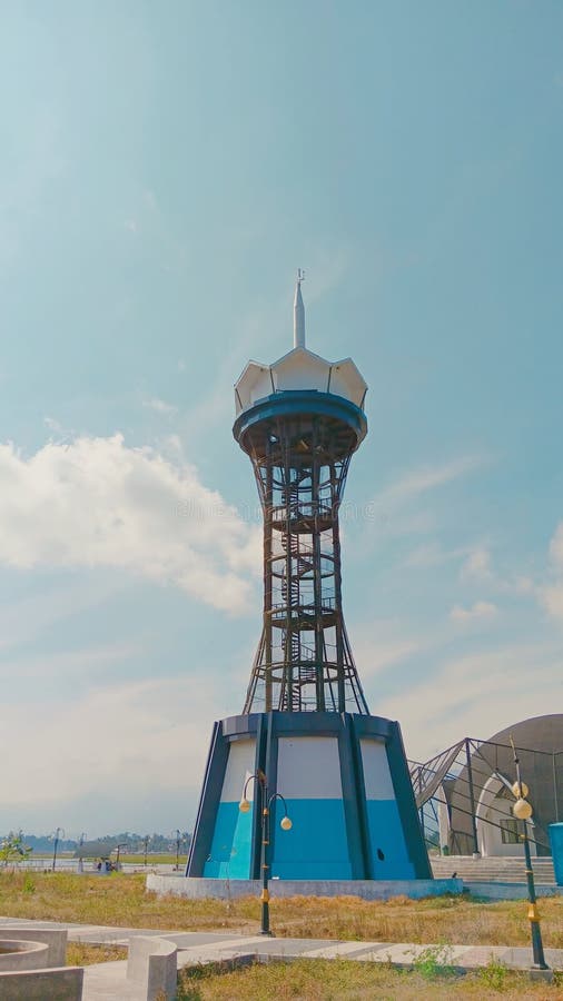 Low Tower with Skylight stock photo. Image of reflection - 285572458