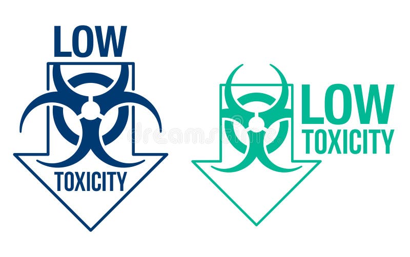 Low Toxicity Badge - Minimum Hazardous Substances Stock Vector ...
