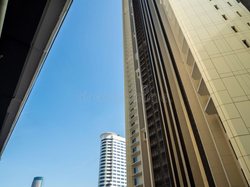 Low Vantage Point To the High Rise Building Stock Photo - Image of ...