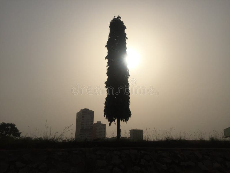 Half sunrise stock photo. Image of buildings, build - 107780590