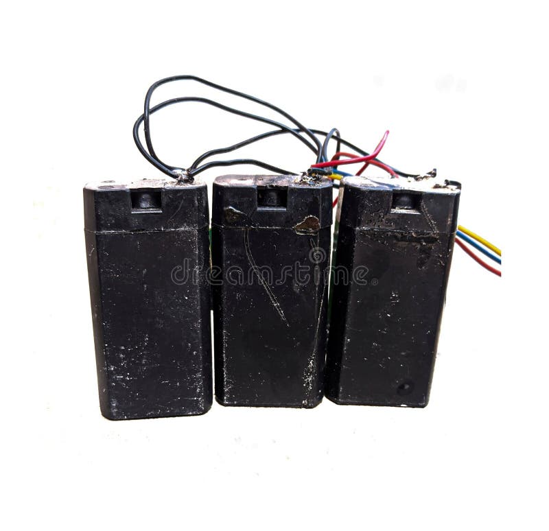 Low voltage DC batteries stock photo. Image of electrical - 191241112