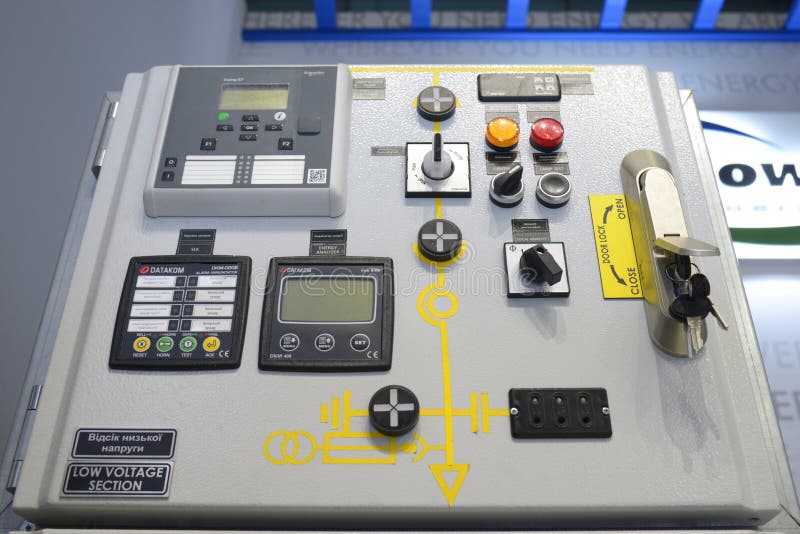 Low Voltage Section Panel of the Incoming Feeder of Solar Electrical ...