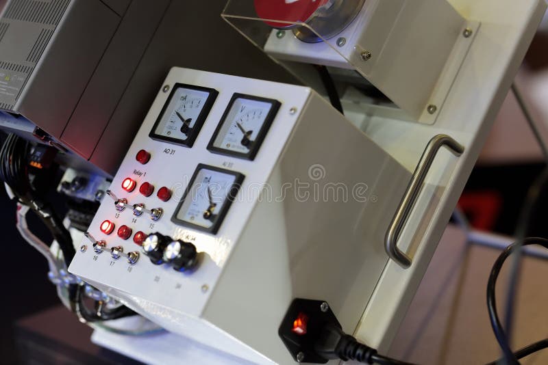 Low Voltage Switchgear for Electronic Equipment Stock Image - Image of ...
