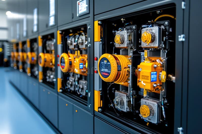 Low Voltage Switchgear Equipment Installed at Industrial Power Plant ...