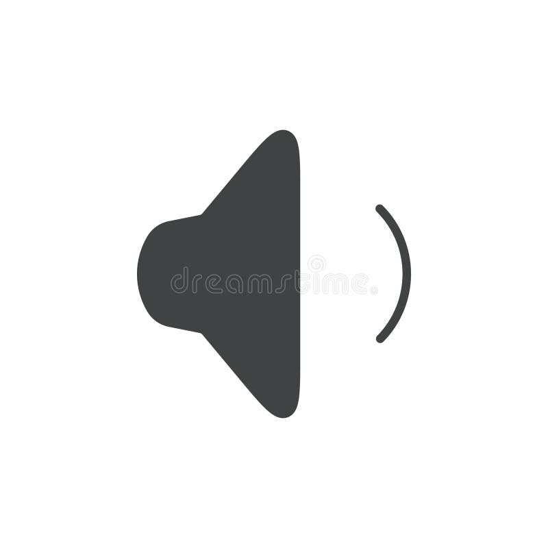 Low Volume Icon Flat and Simple Set Design Stock Illustration ...