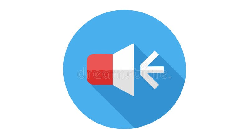 Low Volume Icon Vector Illustration in Flat Design Style Sound, Vector ...