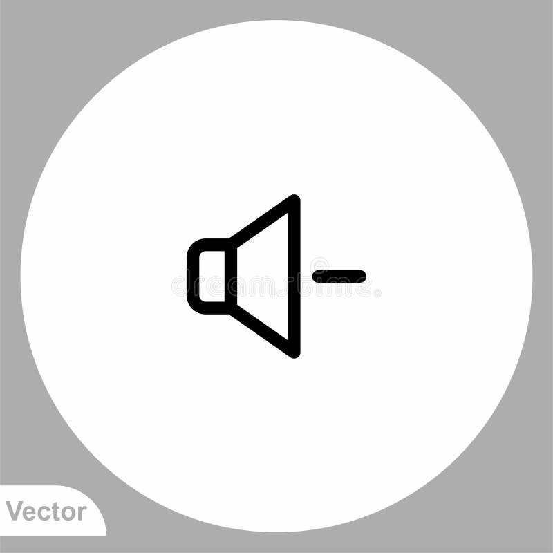 Volume Low Icon Stock Illustrations – 1,115 Volume Low Icon Stock ...