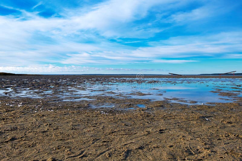 Low water stock photo. Image of fisher, cloudy, coast - 79065946