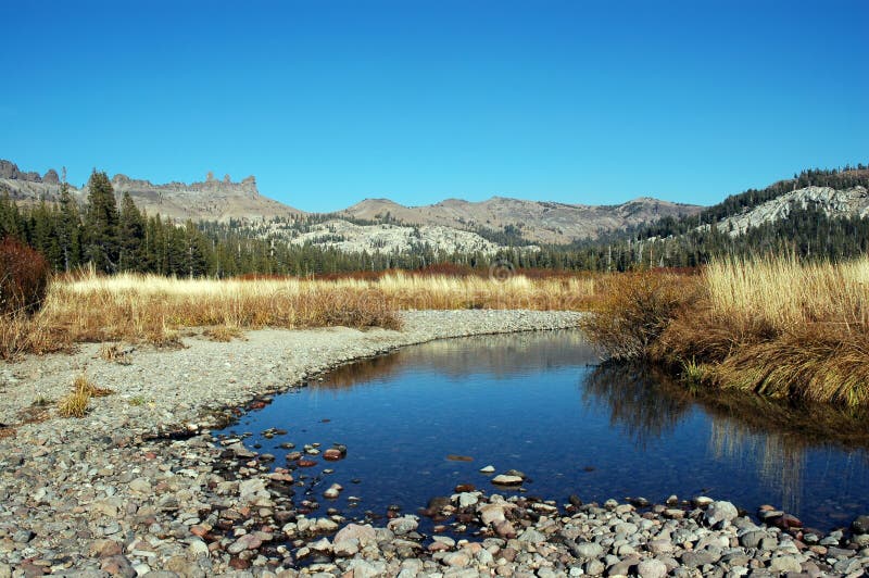 Low Water Stream stock photo. Image of stanislaus, mountains - 2482464