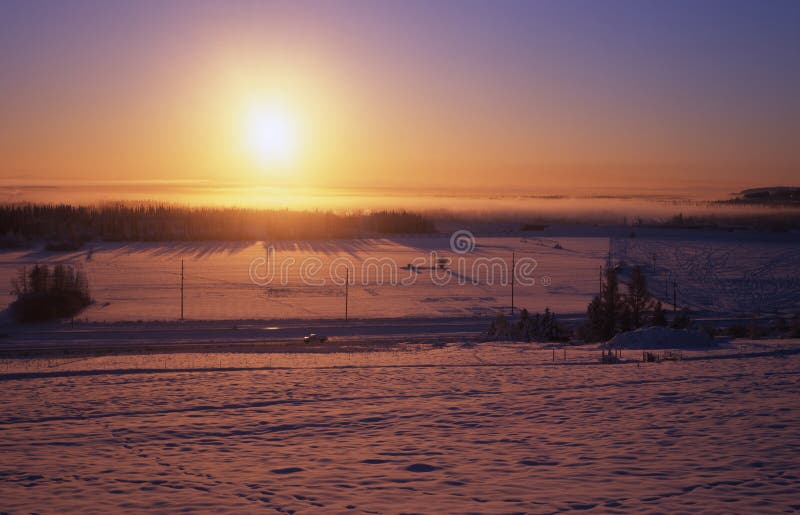 Low winter sun stock image. Image of outdoor, hiking, morning - 2066665