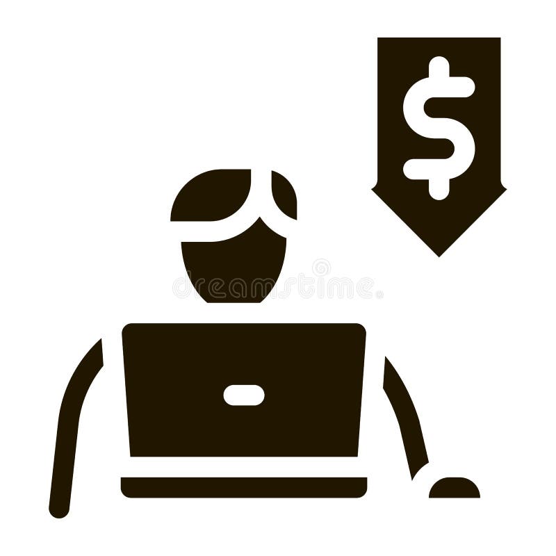 Low Working Capacity Icon Vector Glyph Illustration Stock Vector ...
