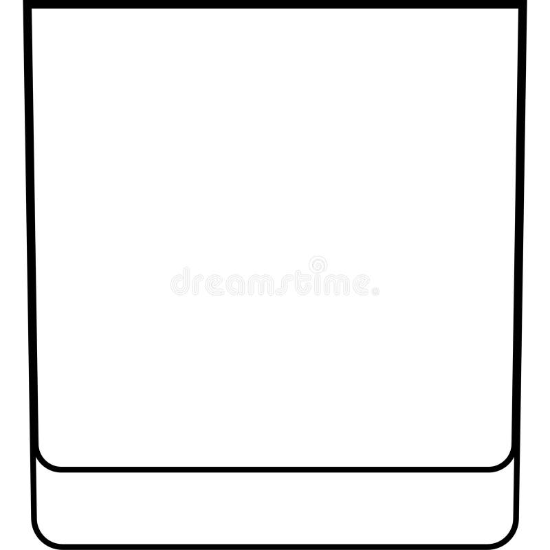 Lowball Glass Icon, Cocktail Glass Name Related Vector Stock Vector ...