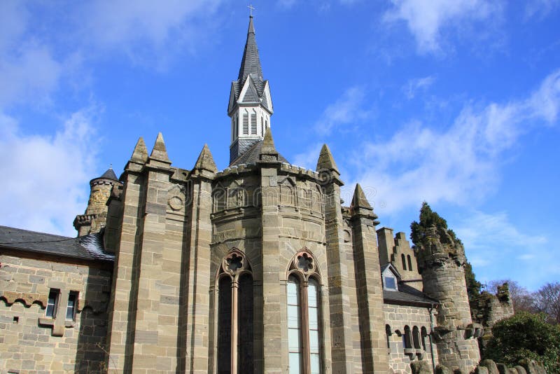 Lowenburg castle, Germany stock image. Image of lion - 22030771