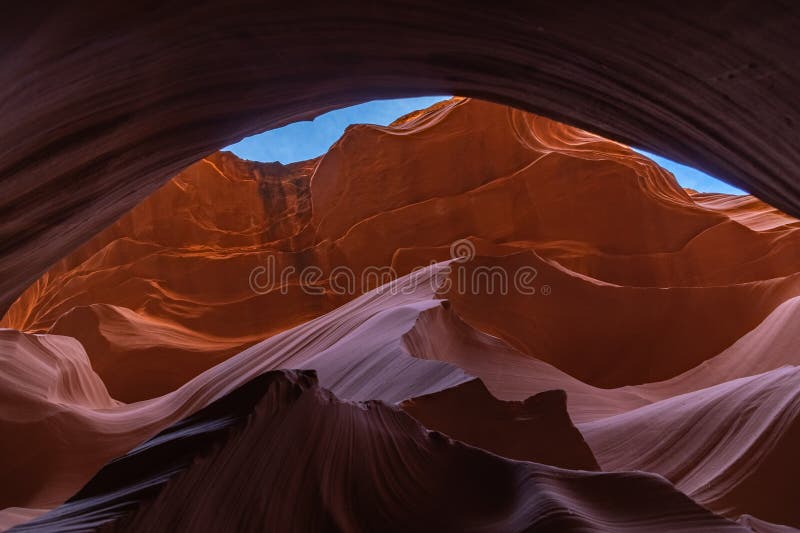 Lower Antelope Canyon - the Wave Stock Image - Image of wave, travel ...