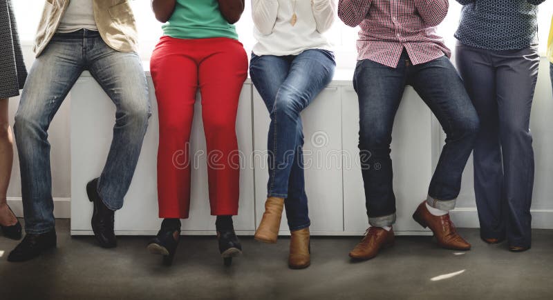 Lower Body People Team Together Concept Stock Photo - Image of ...