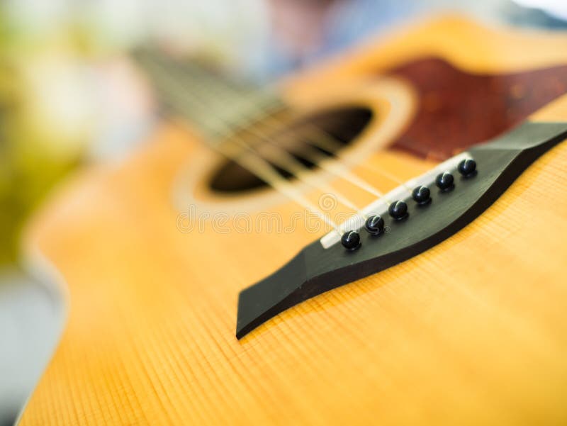 Lower bout of guitar stock photo. Image of country, folk - 148691900