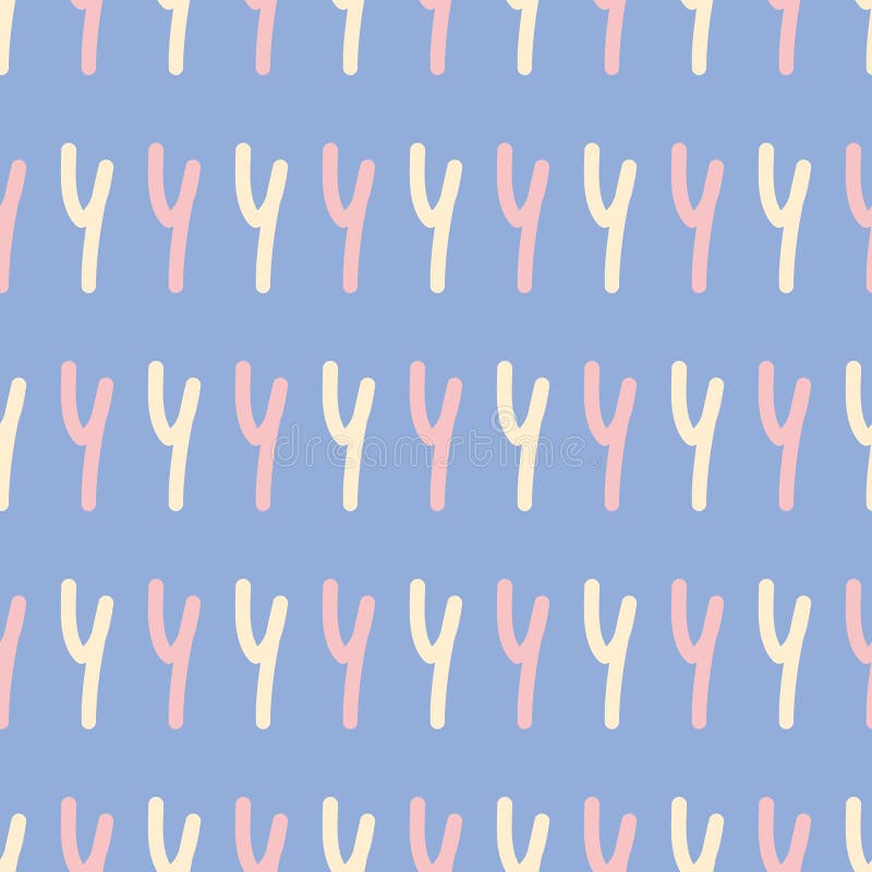 Lower Case Letter Y Vector Repeat Pattern Stock Vector - Illustration ...