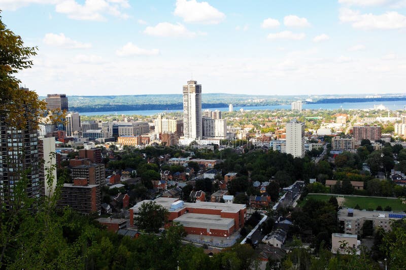 Hamilton, city in Canada. stock image. Image of panorama - 44780543
