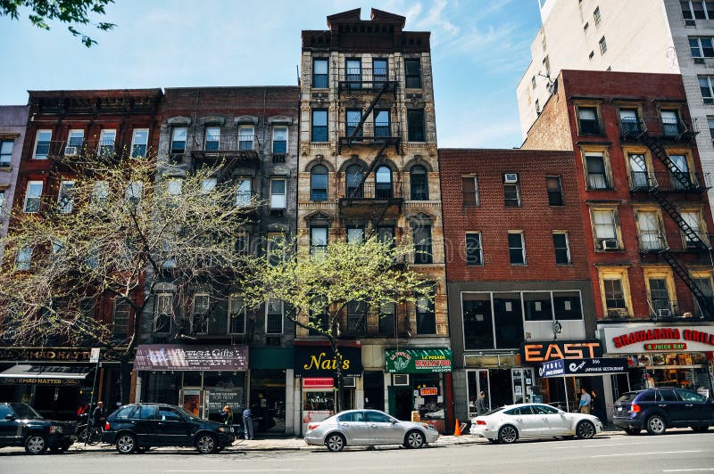 The Lower East Side of Manhattan. Editorial Photography - Image of ...