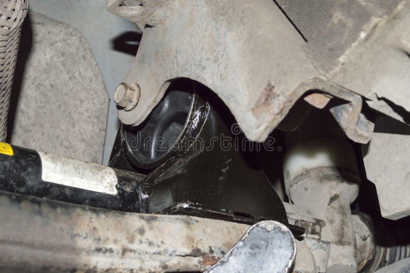 The Lower Engine Support Installed on the Car Stock Photo - Image of ...