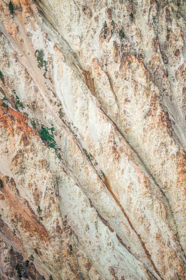 Lower Falls of the Yellowstone from Artist Point Stock Image - Image of ...