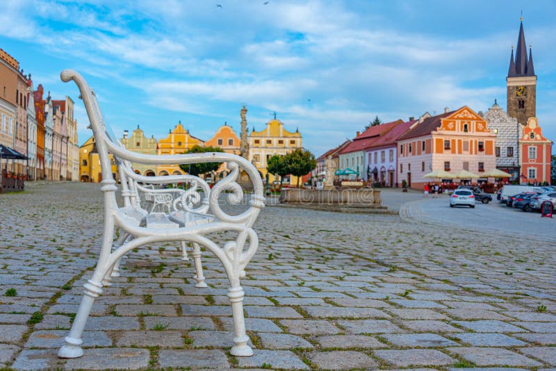 Lower Gate at Telc in Czech Republic Stock Photo - Image of brick ...